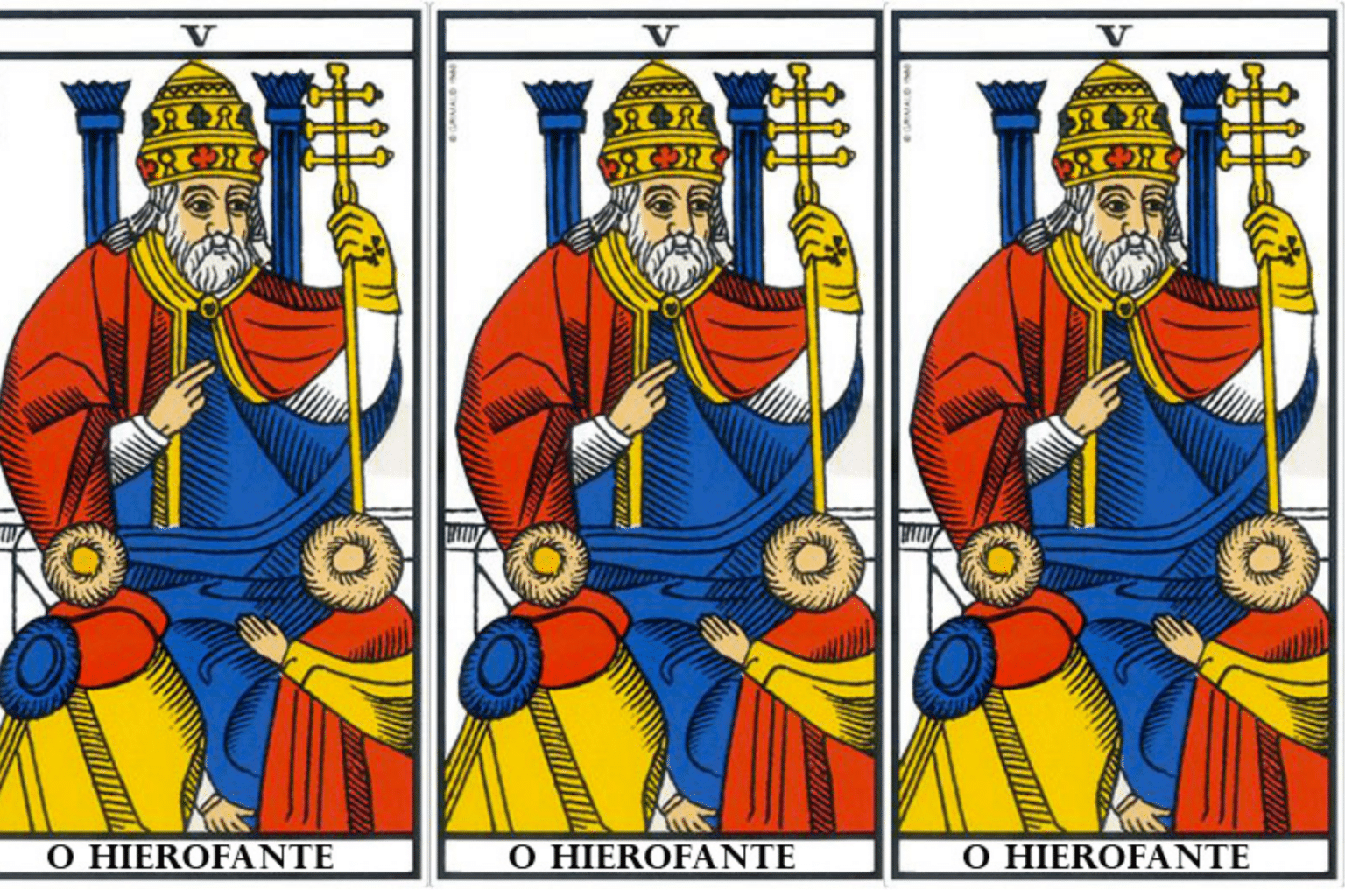 O Papa Arcano Maior 5 Evoluna
